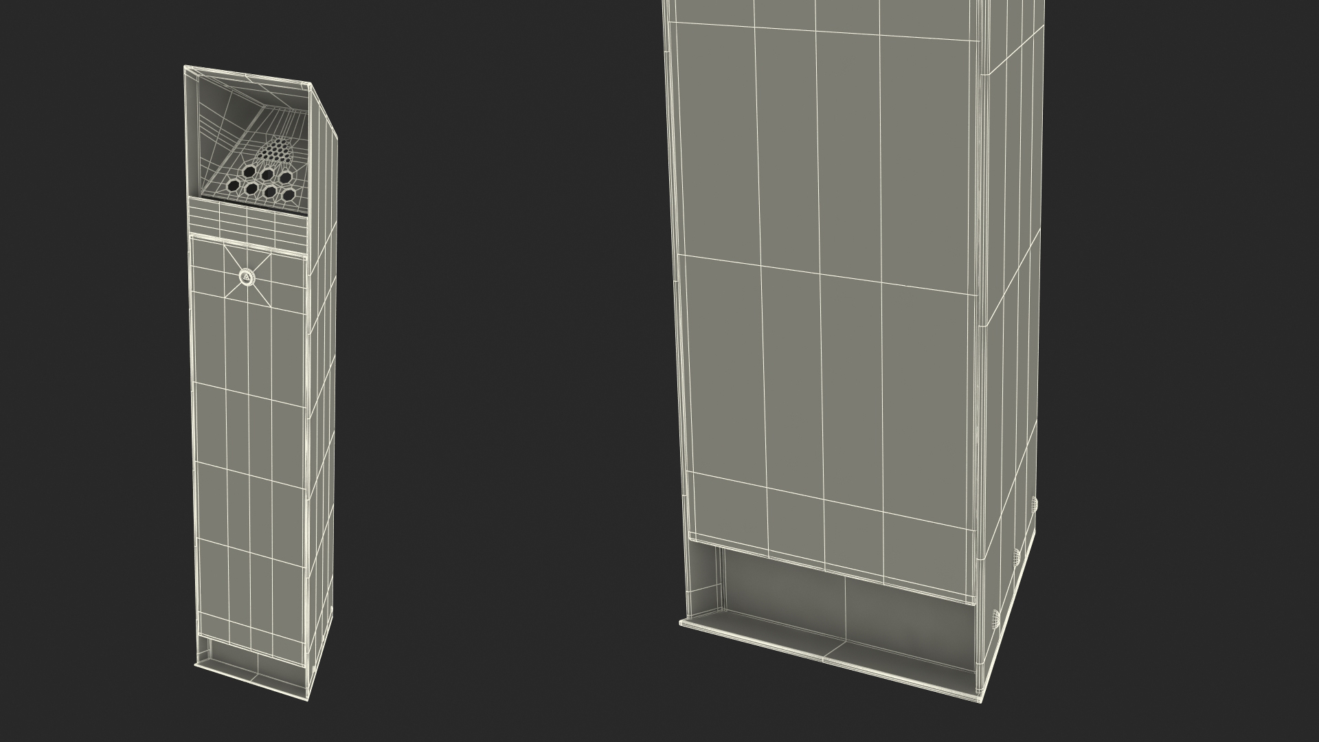 Glasdon Stainless Steel Ashguard Cigarette Bin 3D Model - TurboSquid ...