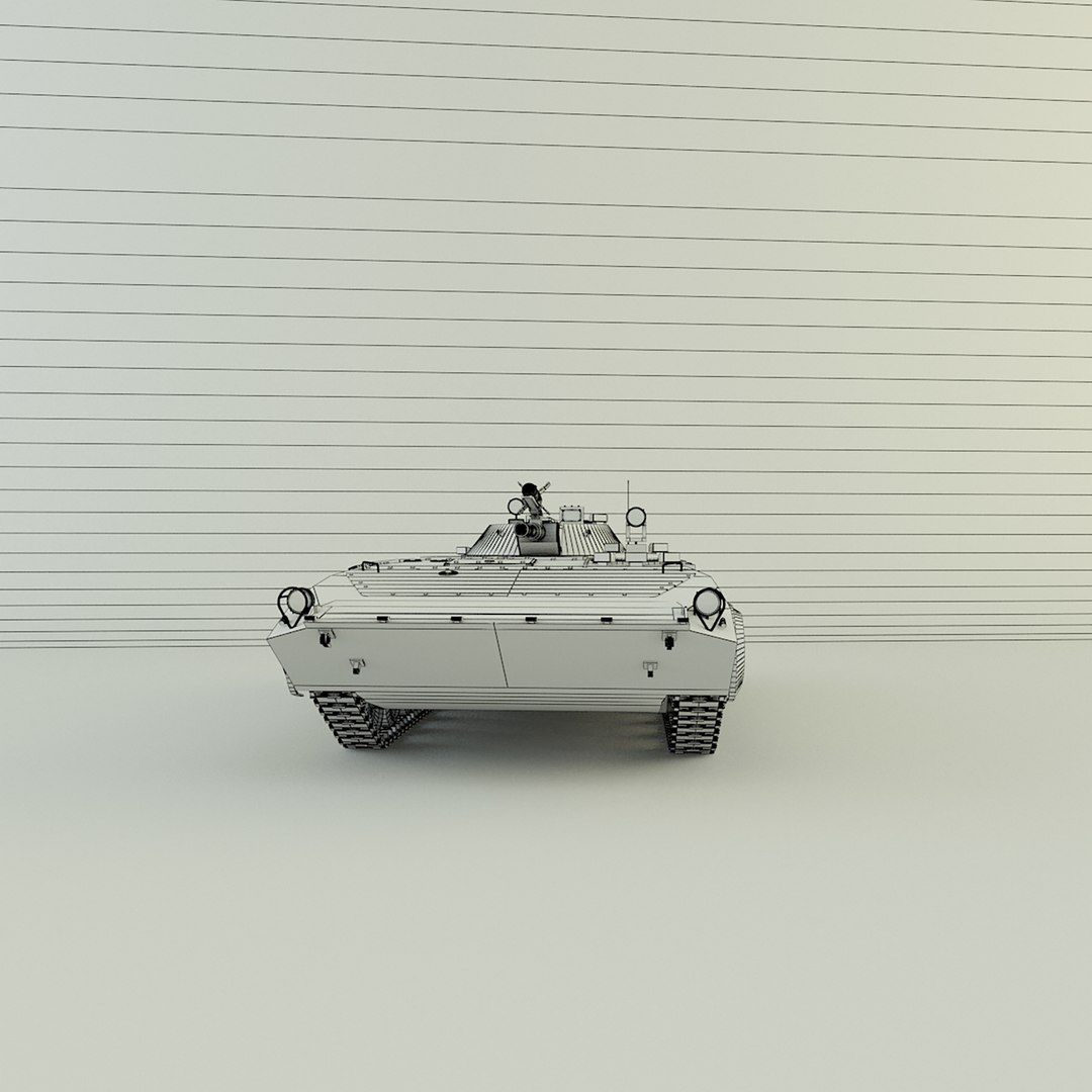 3D Soviet Tracked Infantry Fighting Vehicle BMP-1 Model - TurboSquid 2069485