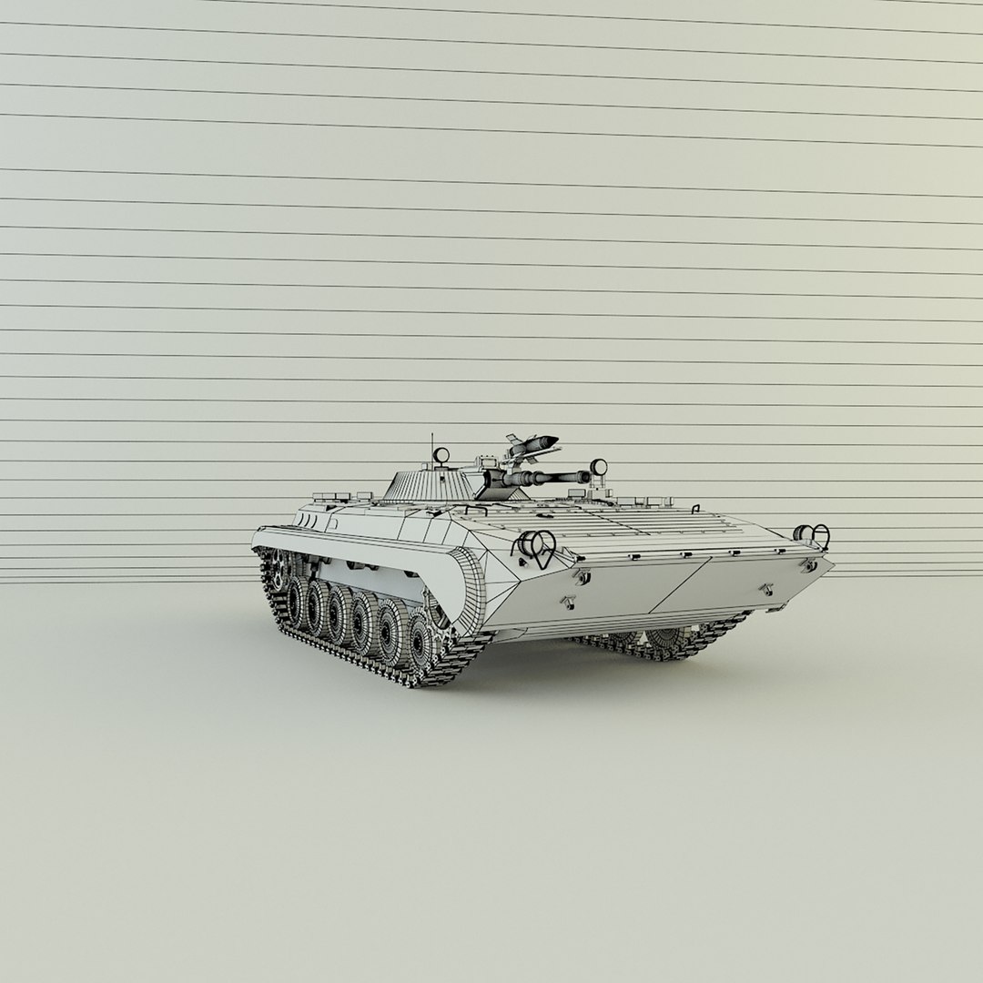 3D Soviet Tracked Infantry Fighting Vehicle BMP-1 Model - TurboSquid ...