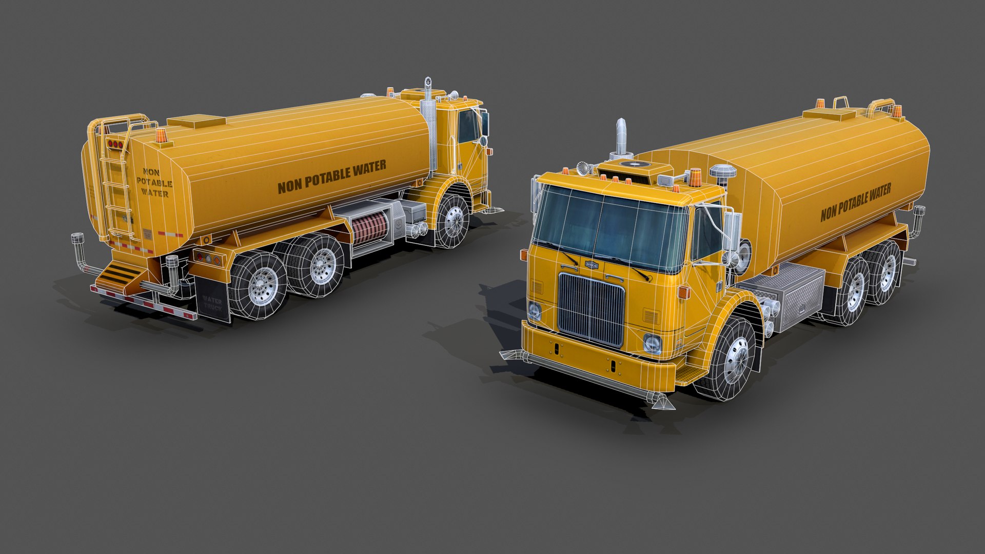 3D Autocar WX64 1998 Water Truck S03 - TurboSquid 2178623