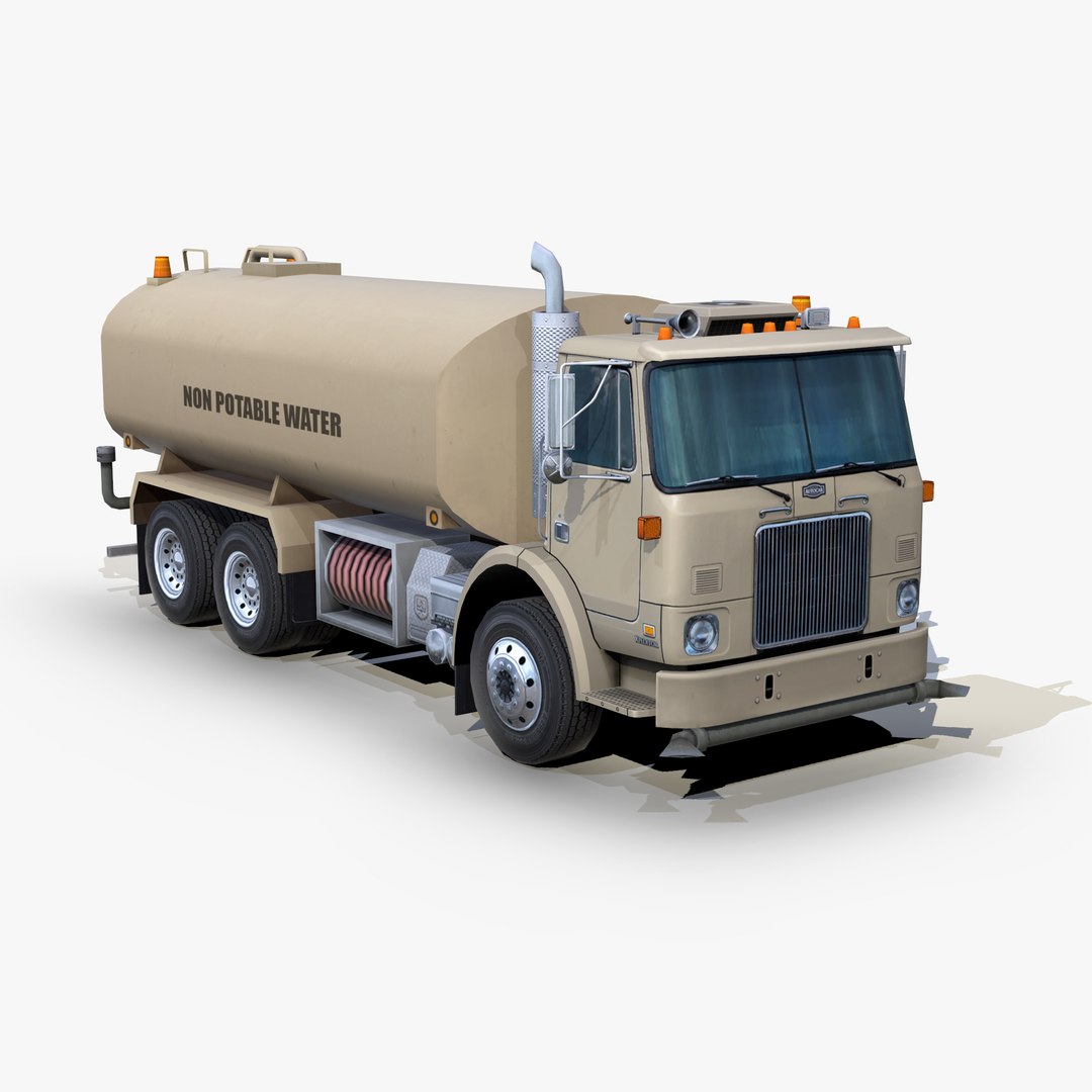 3D Autocar WX64 1998 Water Truck S03 - TurboSquid 2178623