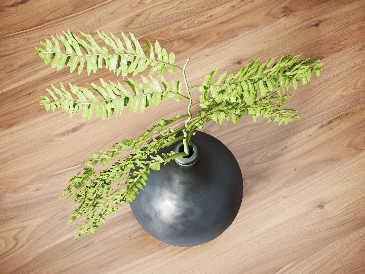 Fern Plant Vase 3D Model - TurboSquid 1361063