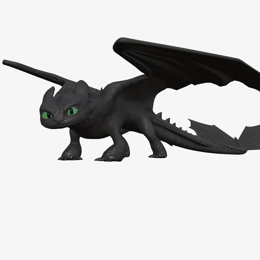 Free 3D Night Fury 2 - TurboSquid 2021011