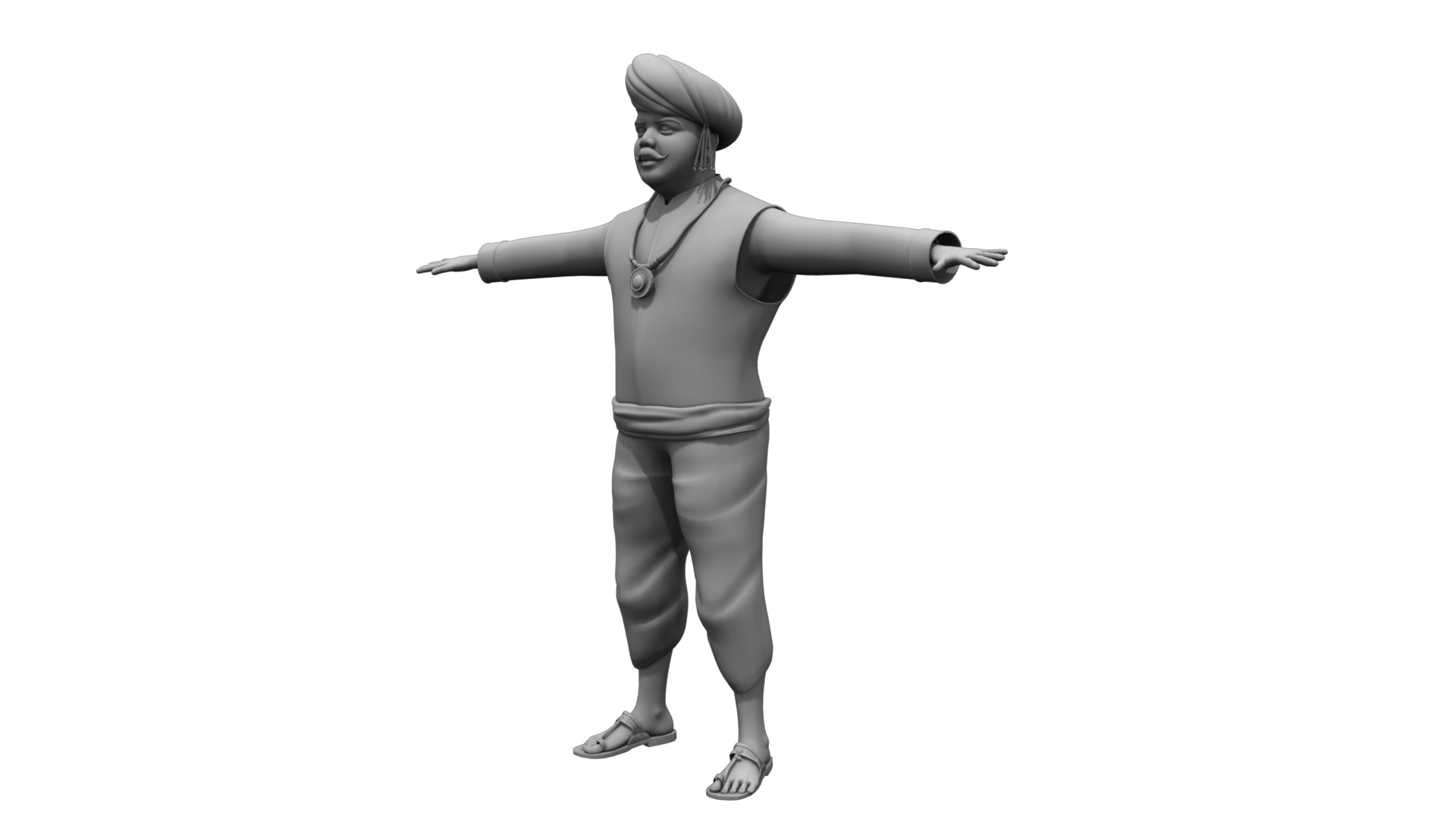 Village King Man 3D Model - TurboSquid 1752536