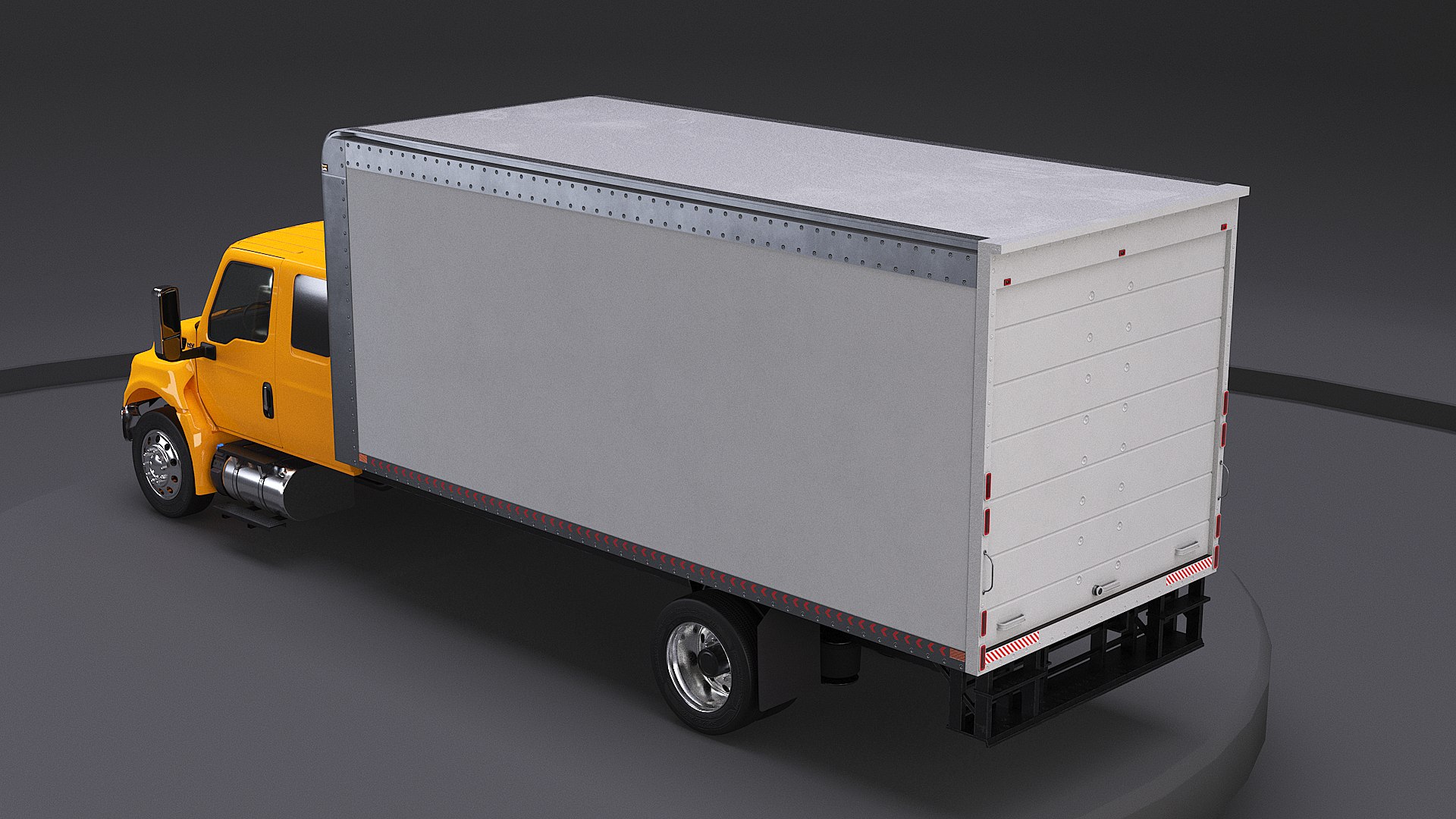 International MV 2023 Extended Cab Box Truck 3D Model - TurboSquid 2087659
