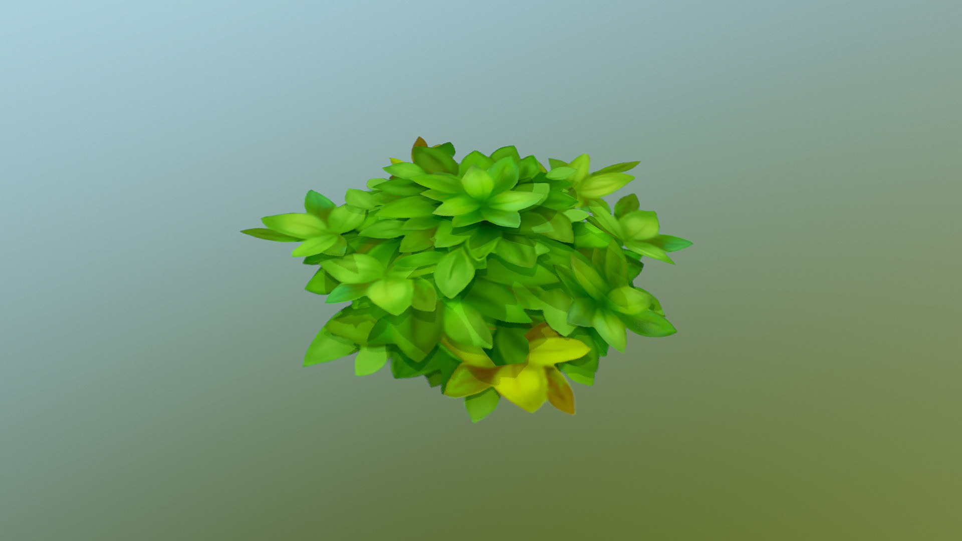 Bush Handpainted 3D Model - TurboSquid 1501303