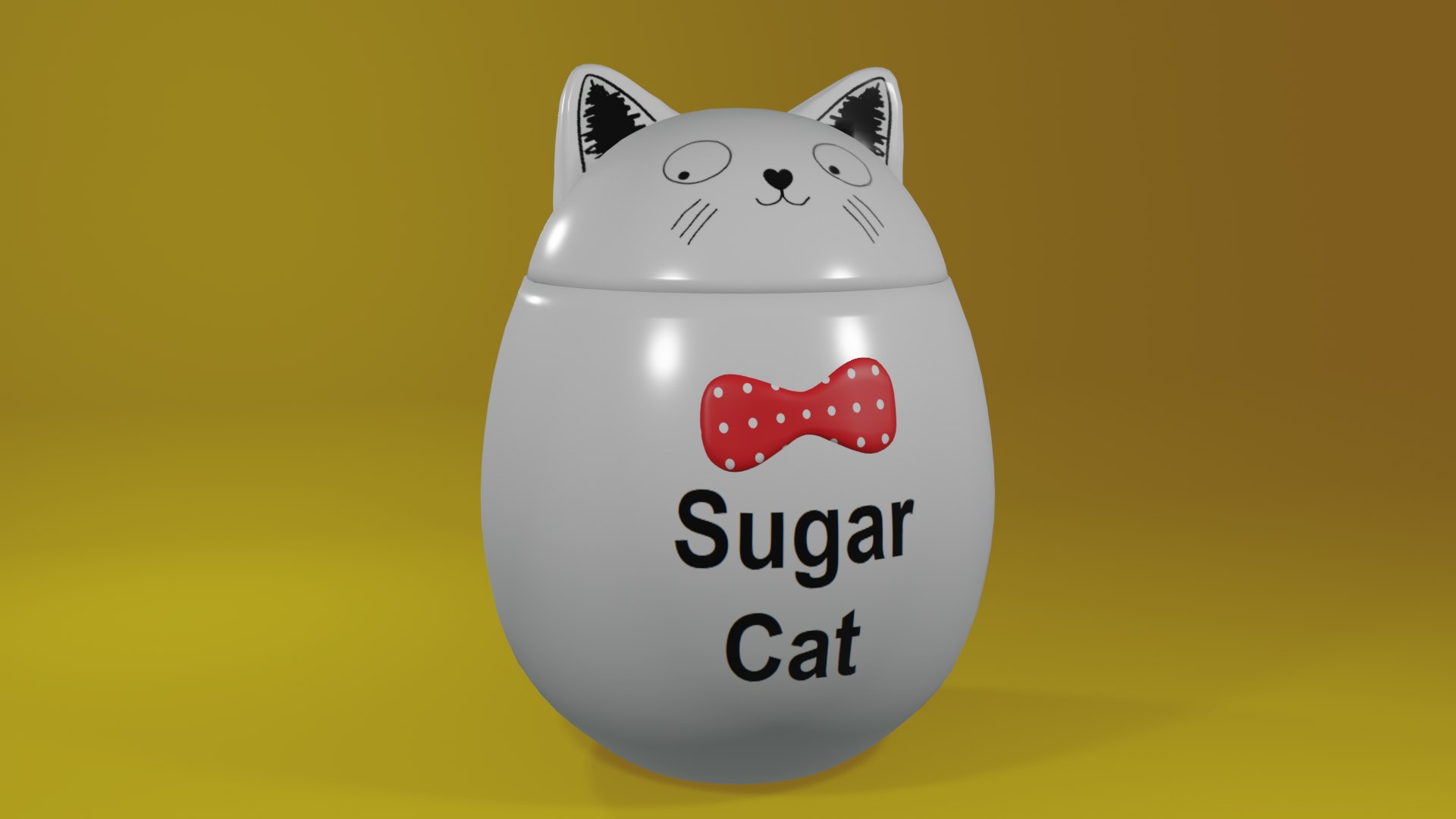3D Model Sugar Cat - TurboSquid 1534394