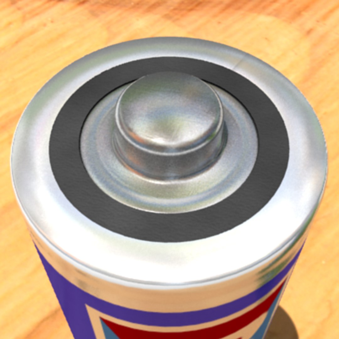 3d Model Batteries Hi-res