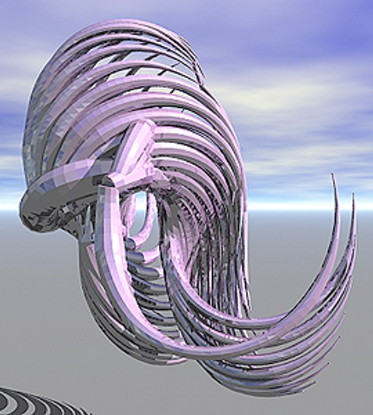 3d shell skelton