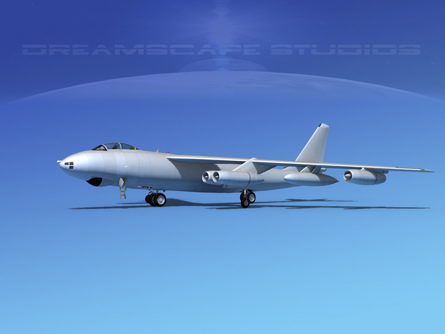 3d Stratojet Boeing B-47 Bomber