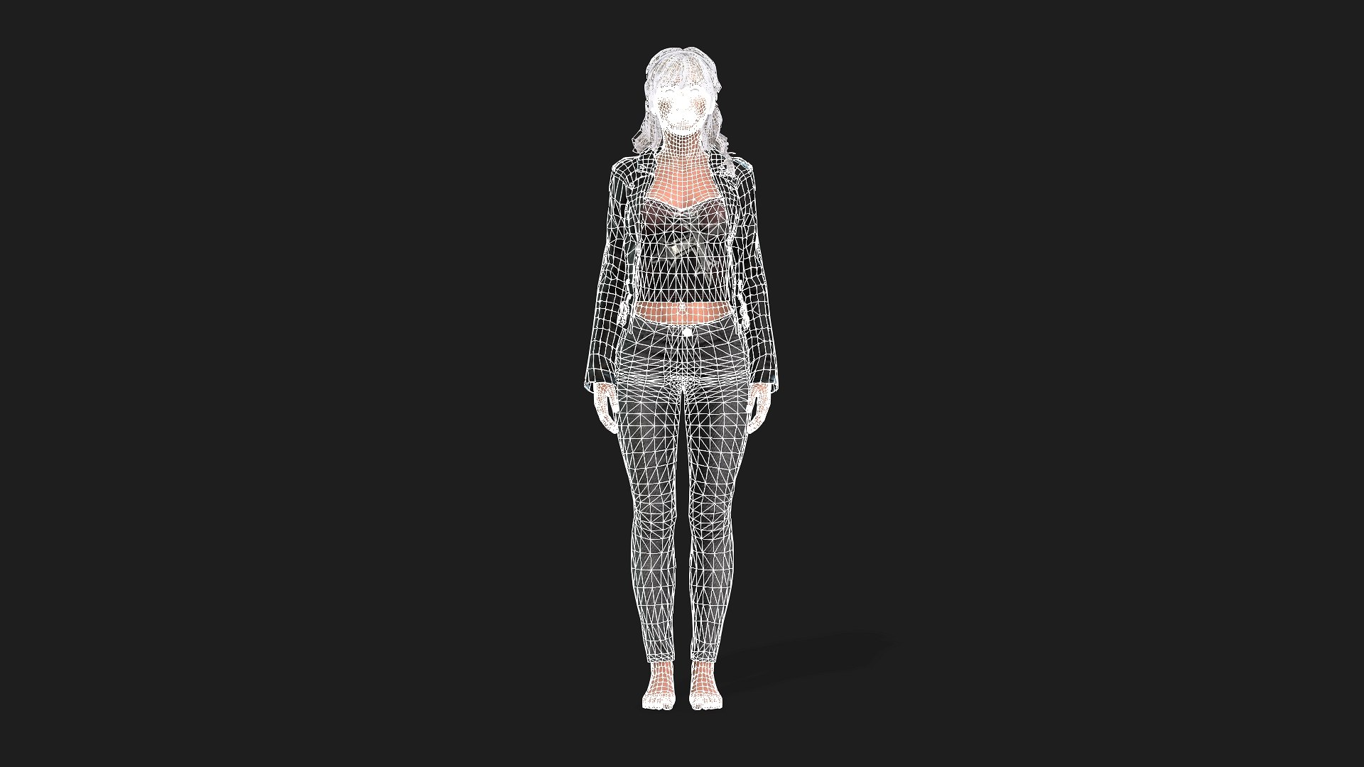 3d Girl Model Model Turbosquid 2387481