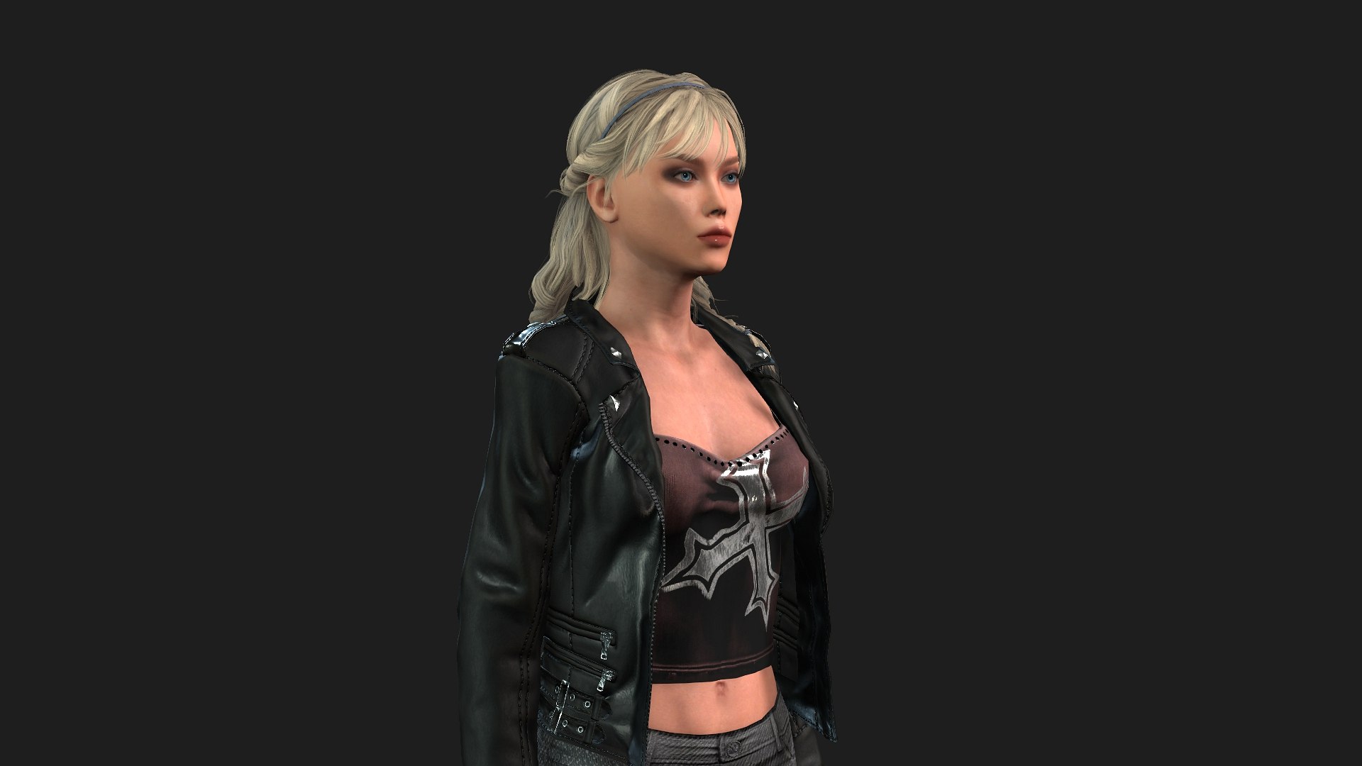 3d Girl Model Model Turbosquid 2387481