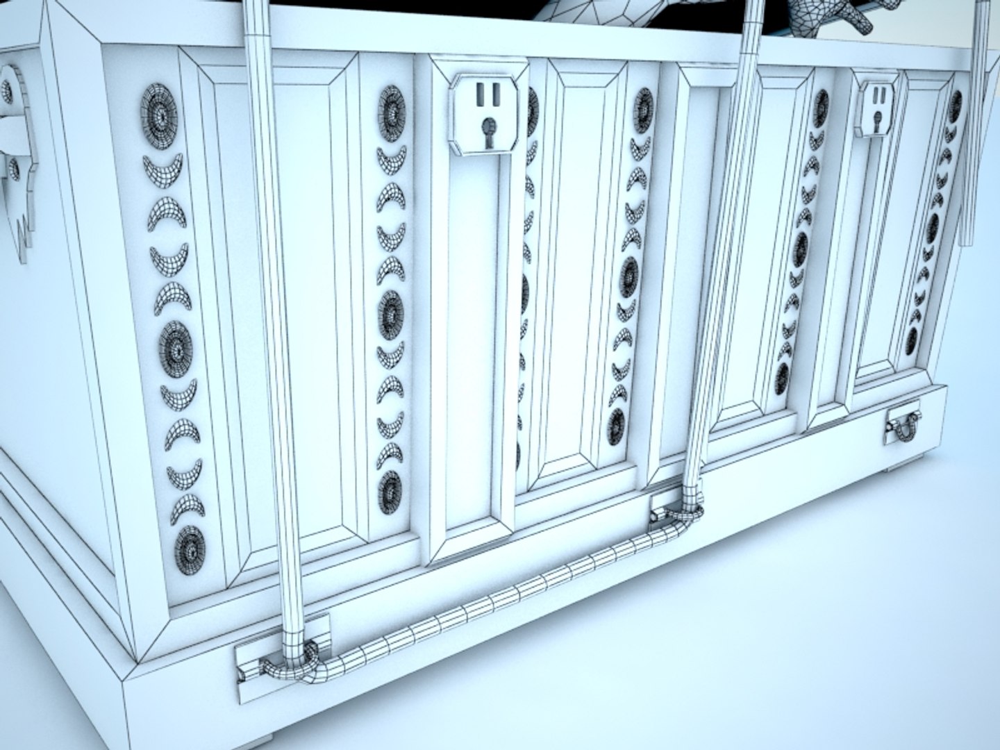 3d chest halloween