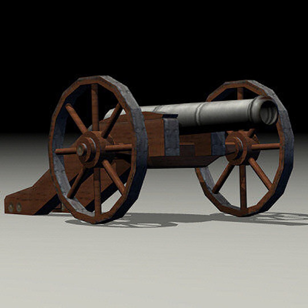 Cannon 16th Century 3d Model