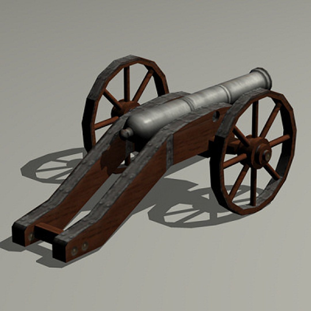 Cannon 16th Century 3d Model
