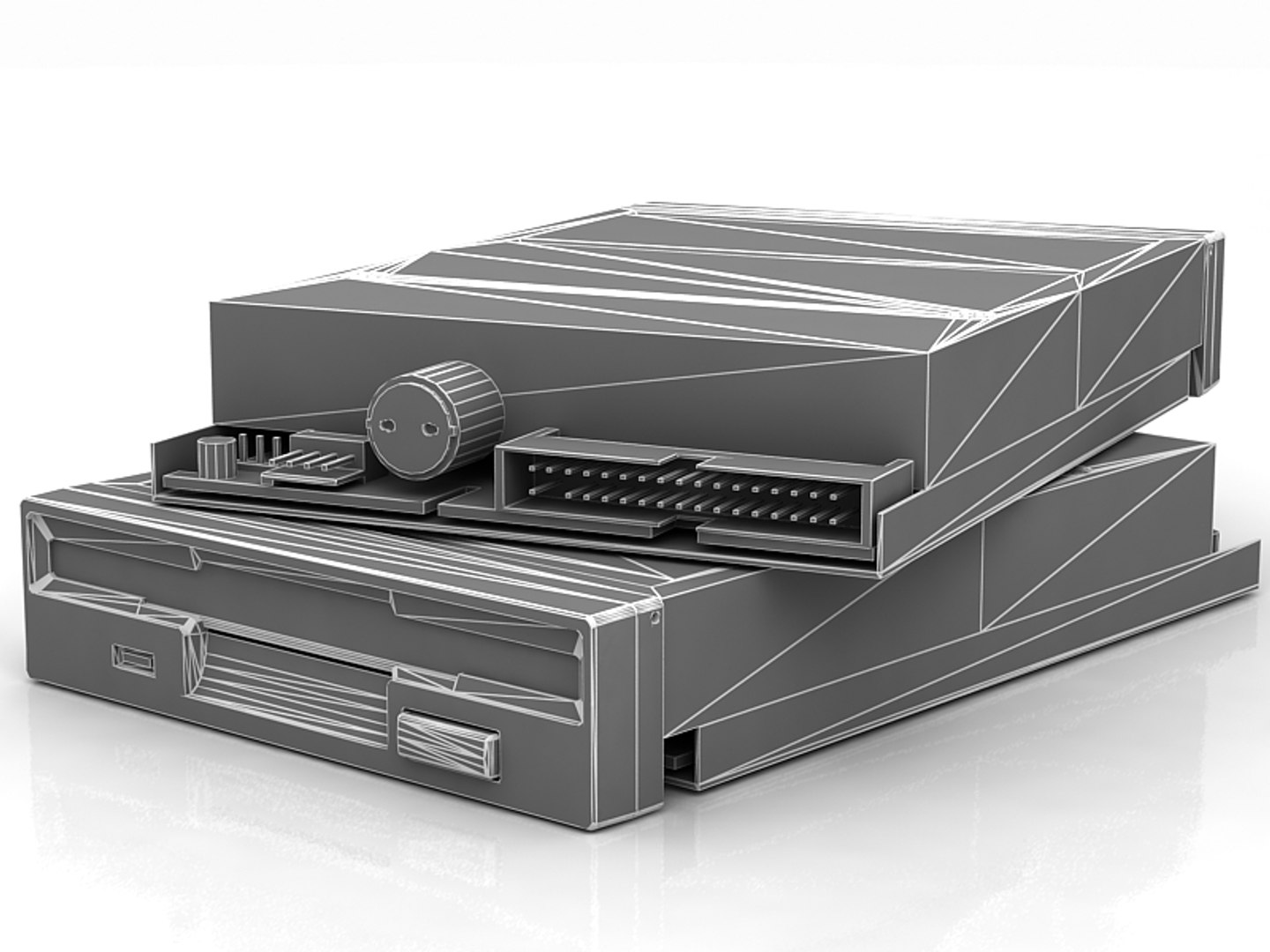 Floppy disk drive 3D - TurboSquid 1783510