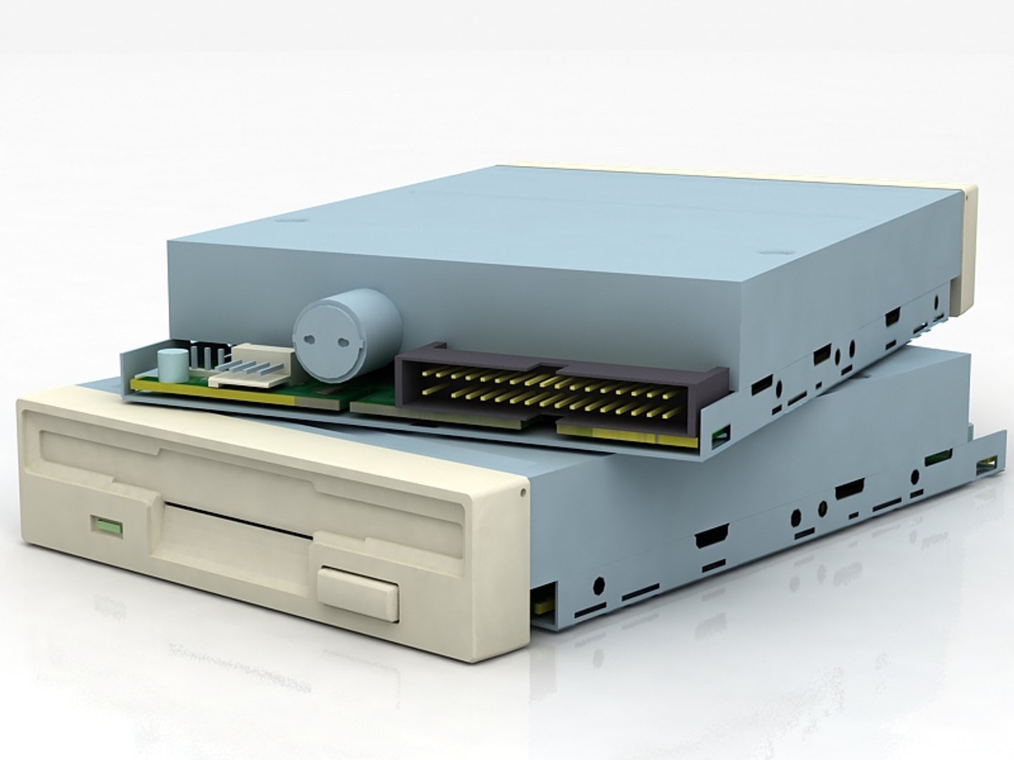 Floppy disk drive 3D - TurboSquid 1783510