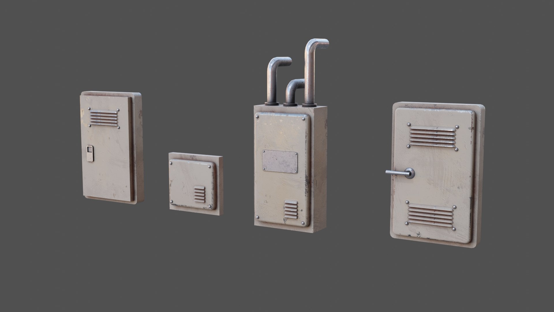 Box Building Electrical Wiring 3D Model - TurboSquid 2235143