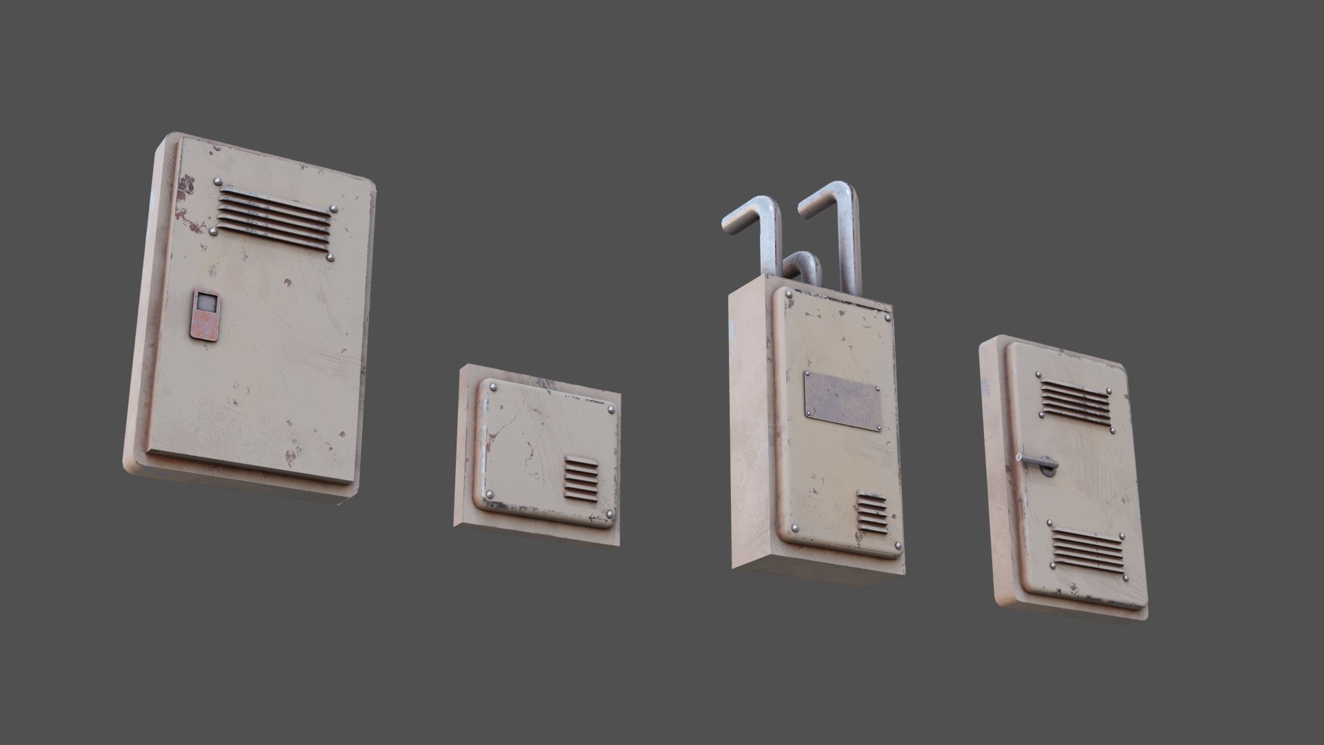 Box Building Electrical Wiring 3D Model - TurboSquid 2235143