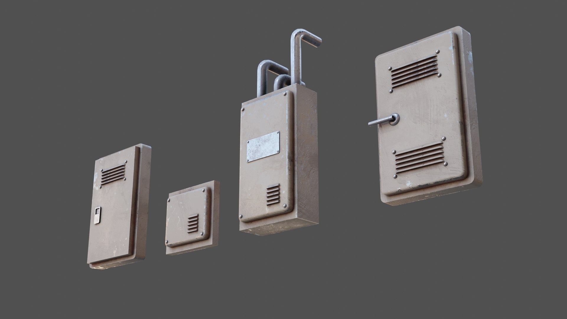 Box Building Electrical Wiring 3D Model - TurboSquid 2235143