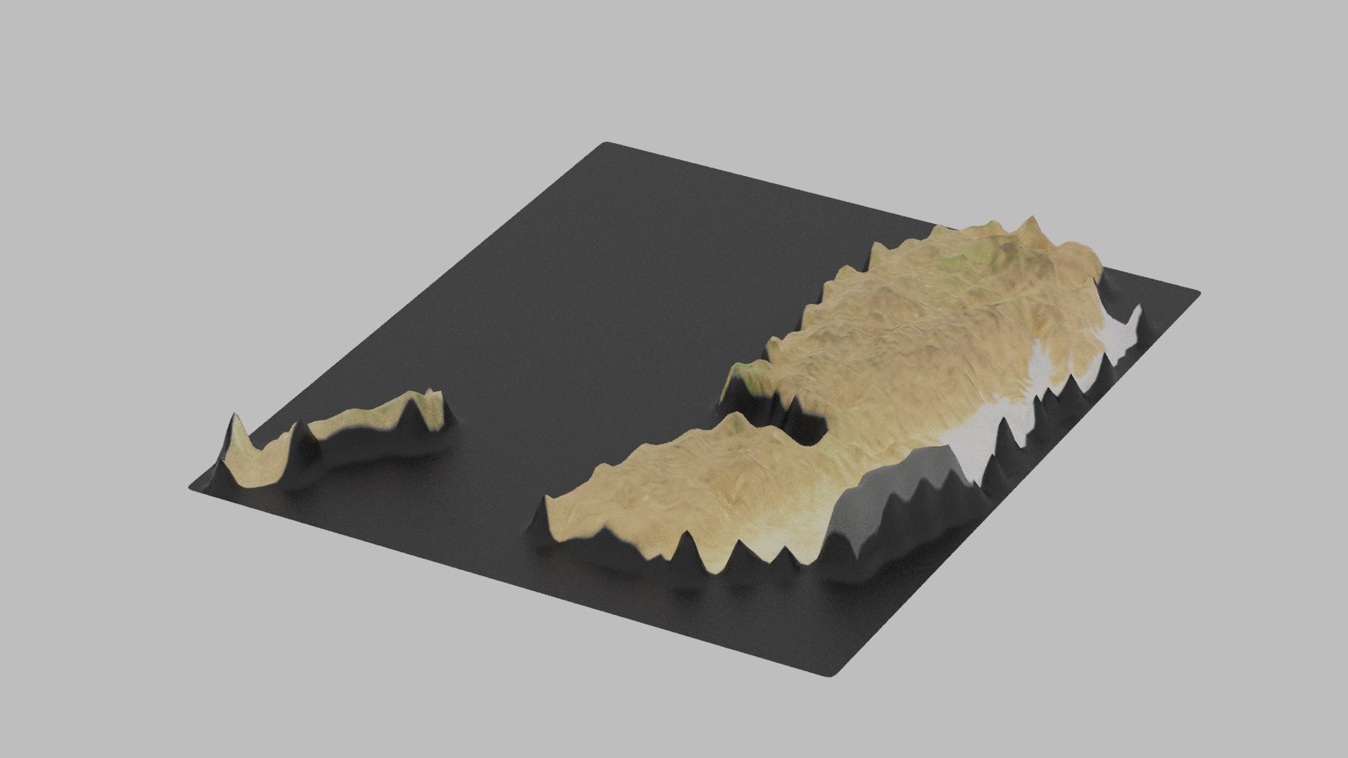 Palestine Map Country 3D Model - TurboSquid 2076300
