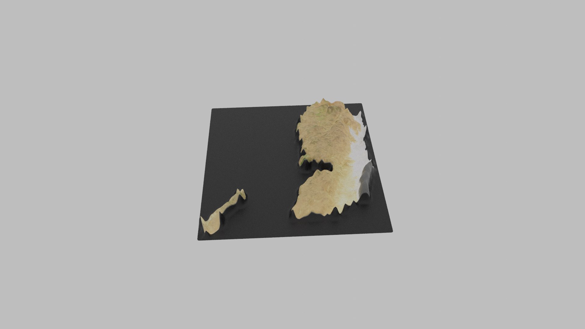 Palestine Map Country 3D Model - TurboSquid 2076300