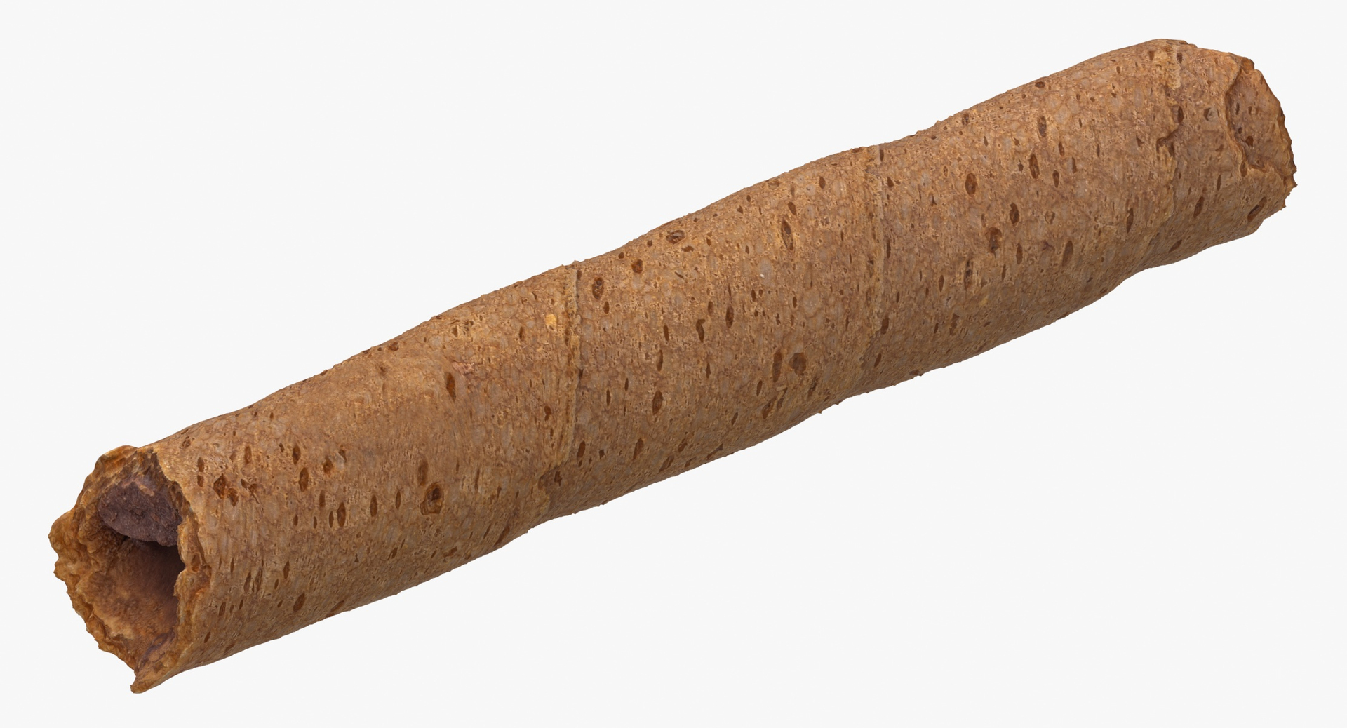 Viennese Waffle Roll With Cocoa Cream 01 Bitten 3D - TurboSquid 2071877