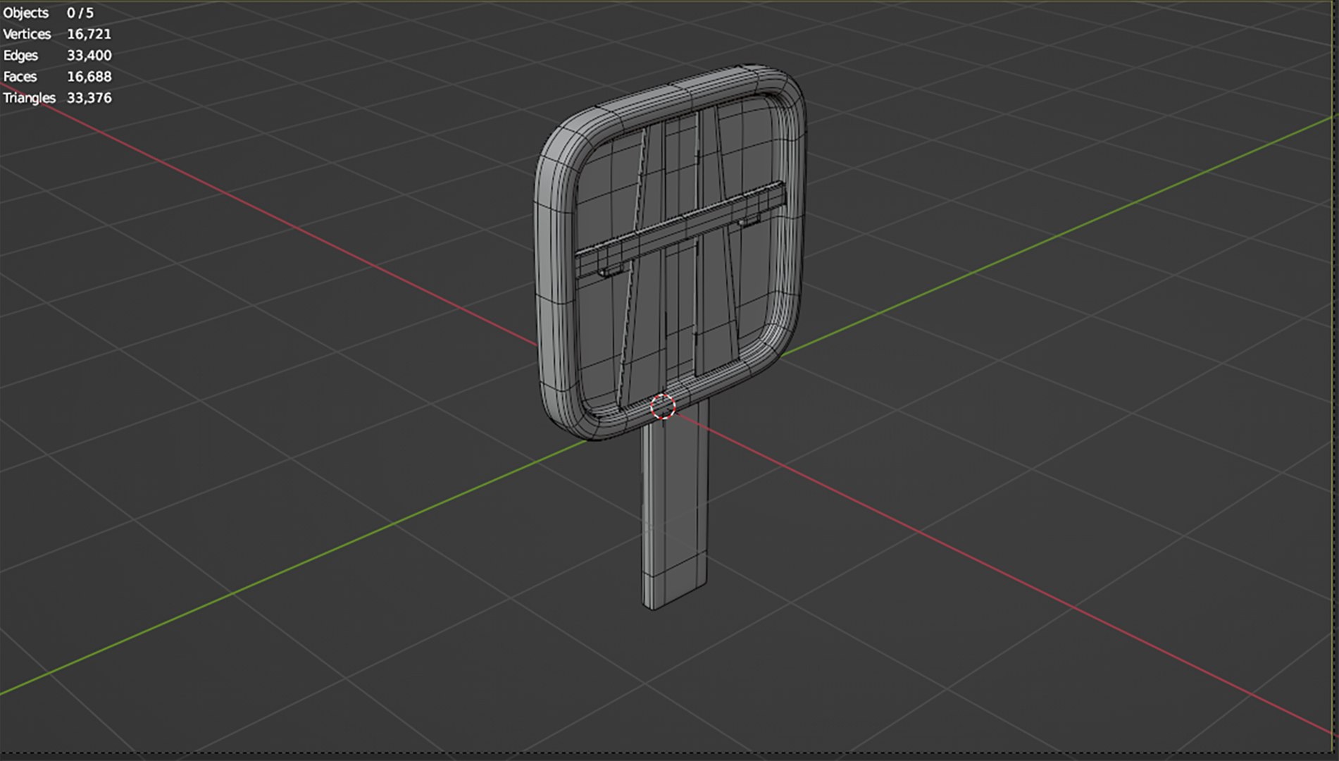 3D Model Motorway Sign Cartoon Icon - TurboSquid 2018179