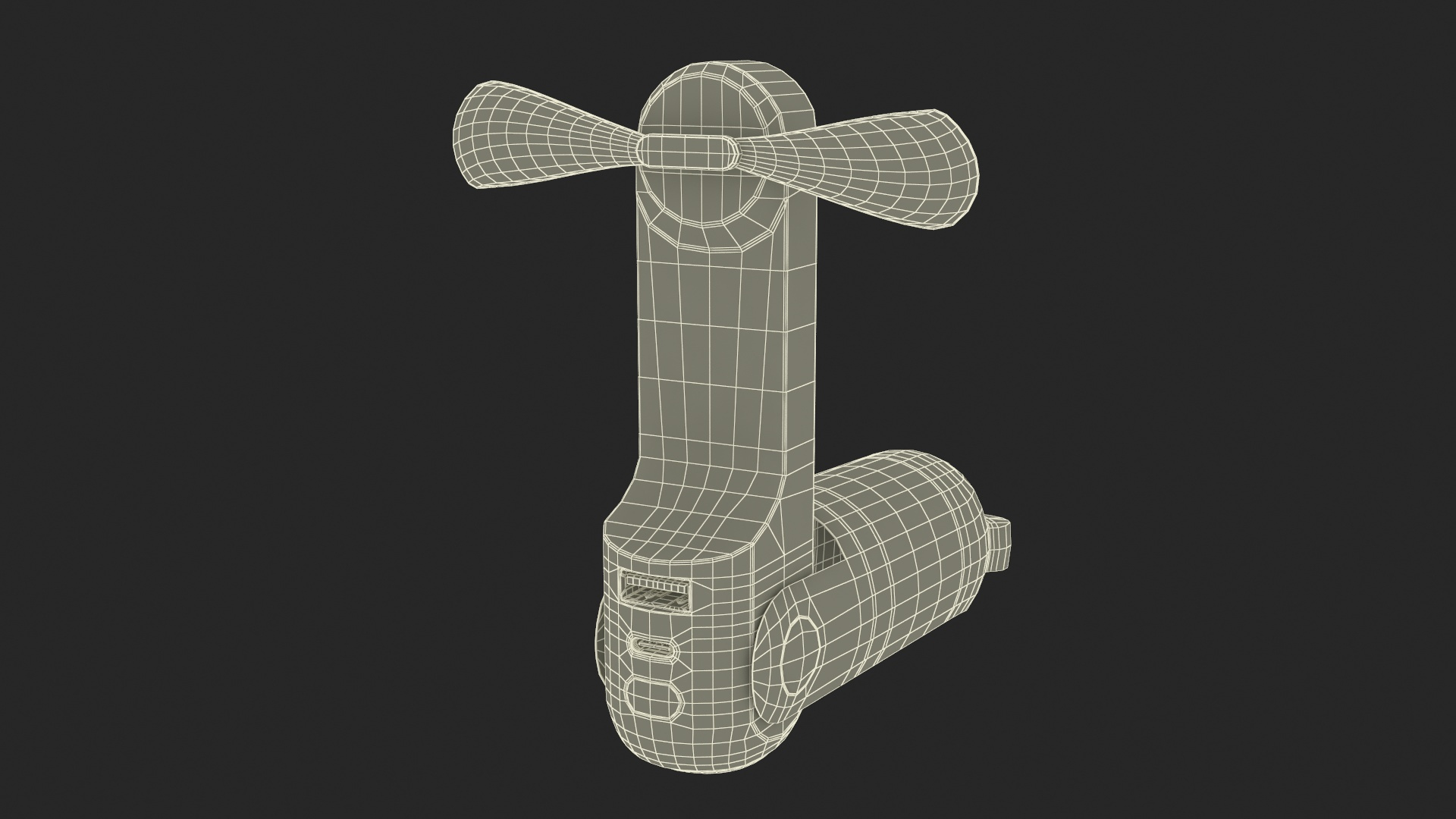 Pocket Size Jisulife Fan Blue Model - TurboSquid 2127814