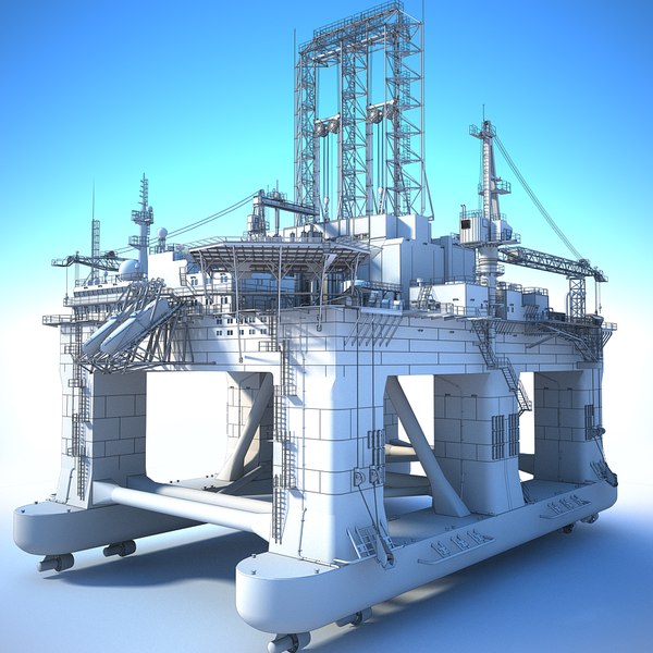 Oil Platform 3D Models for Download | TurboSquid