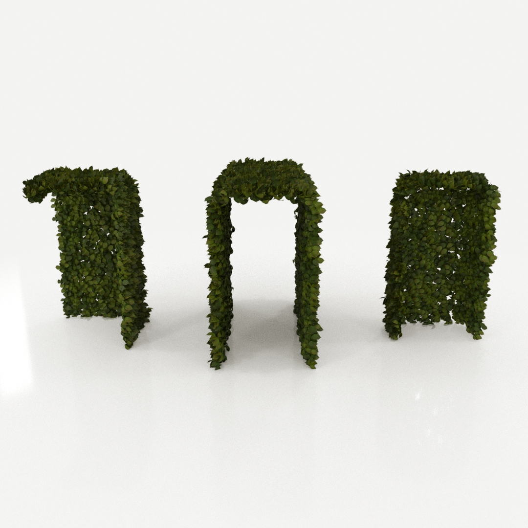 3D Set For Hedge Of Bushes 3D Model Setos Arbusto - TurboSquid 2038797
