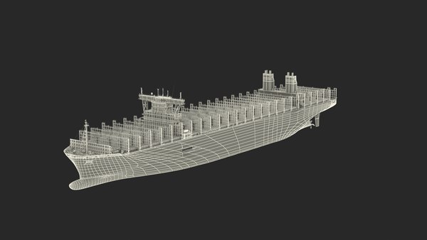 3D Maersk Madrid Container Ship Empty - TurboSquid 1781227