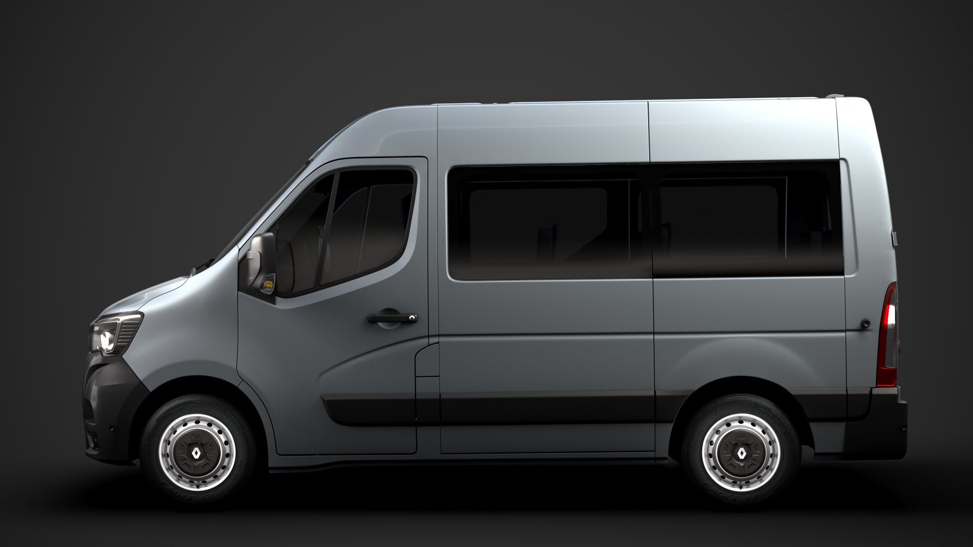 3D Renault Master L1h2 Windowvan - TurboSquid 1510158