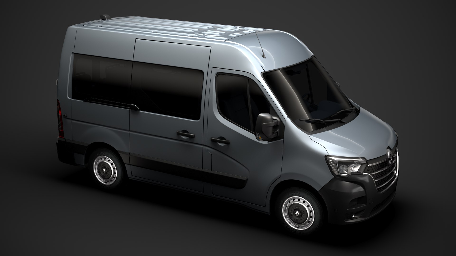 3D Renault Master L1h2 Windowvan - TurboSquid 1510158