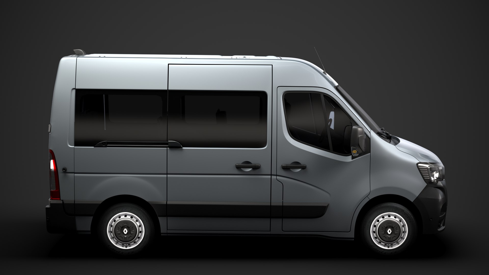 3D Renault Master L1h2 Windowvan - TurboSquid 1510158