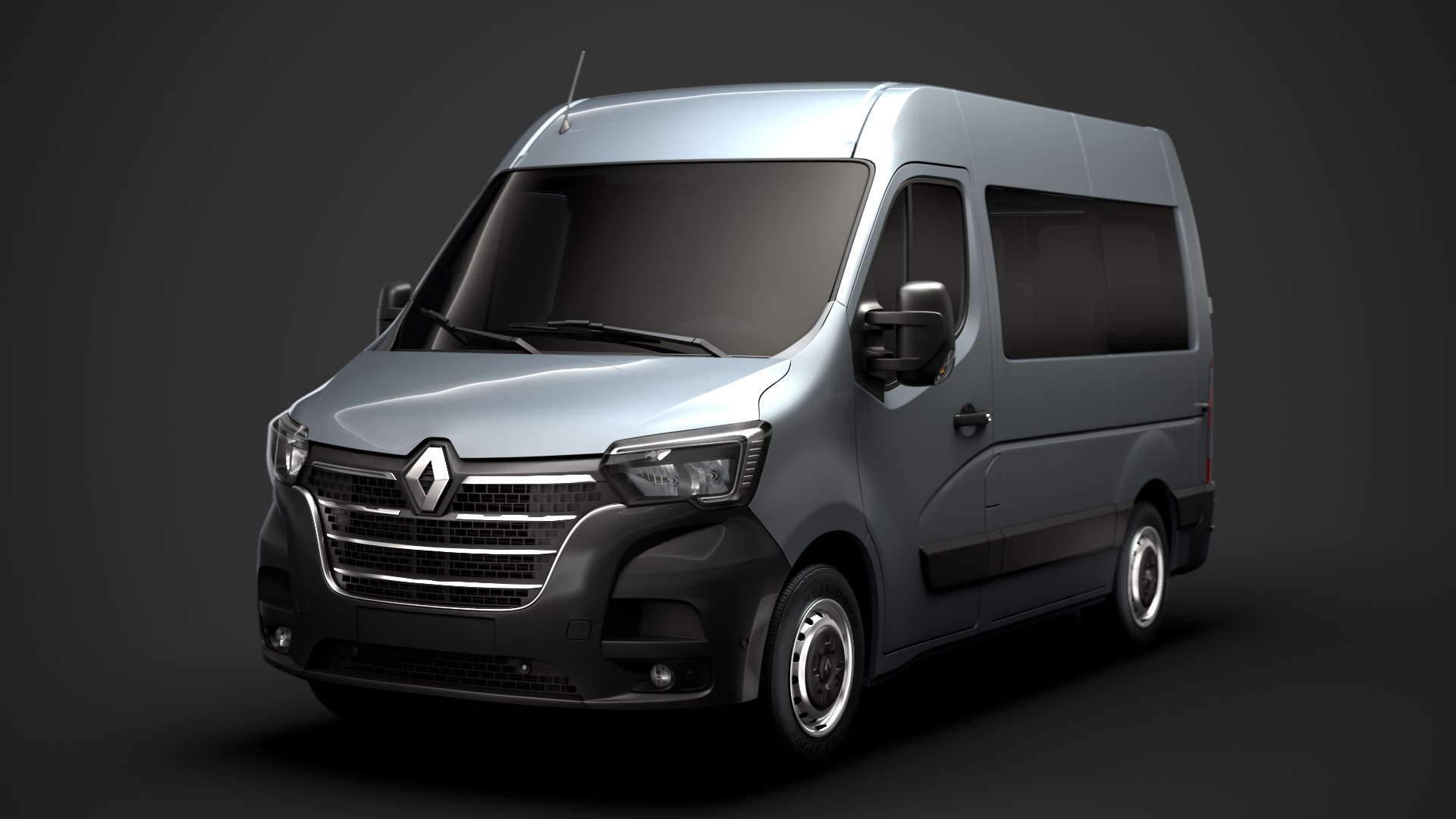 3D Renault Master L1h2 Windowvan - TurboSquid 1510158