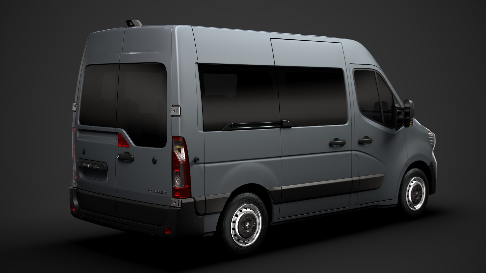 3D Renault Master L1h2 Windowvan - TurboSquid 1510158