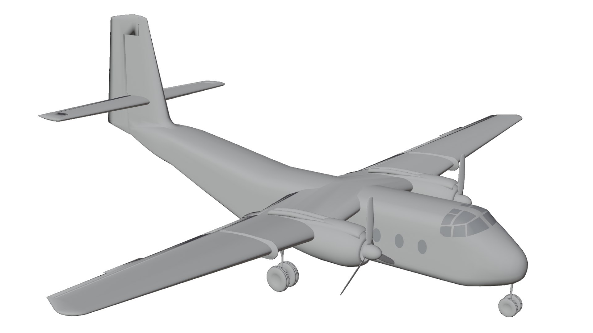 3D De Havilland DHC 4 - TurboSquid 2240206