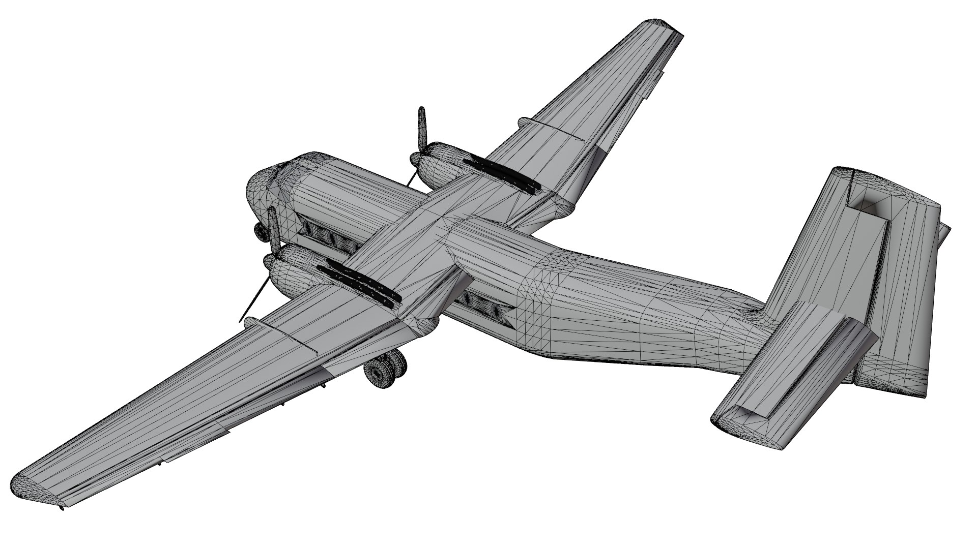 3D De Havilland DHC 4 - TurboSquid 2240206