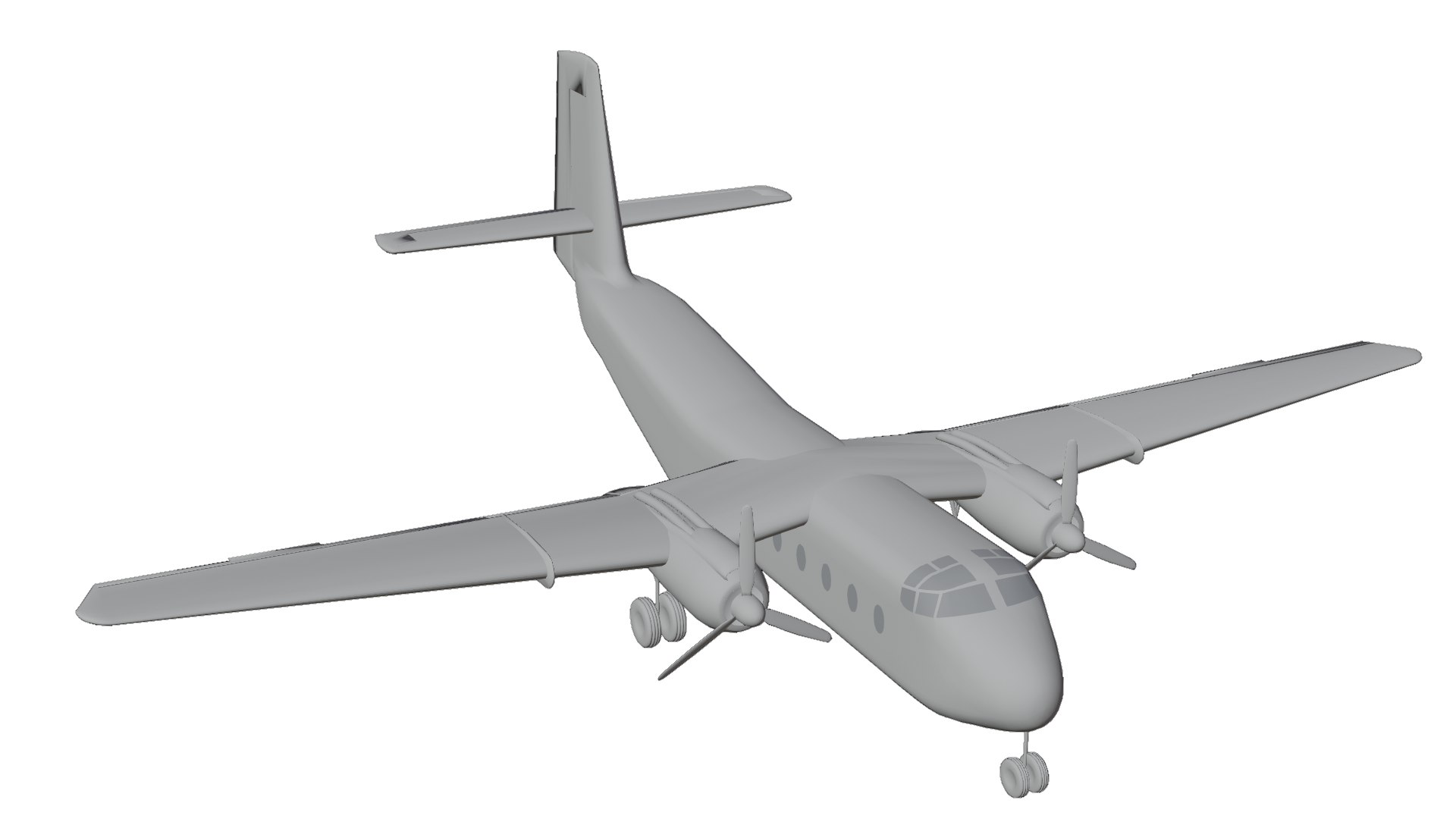 3D De Havilland DHC 4 - TurboSquid 2240206