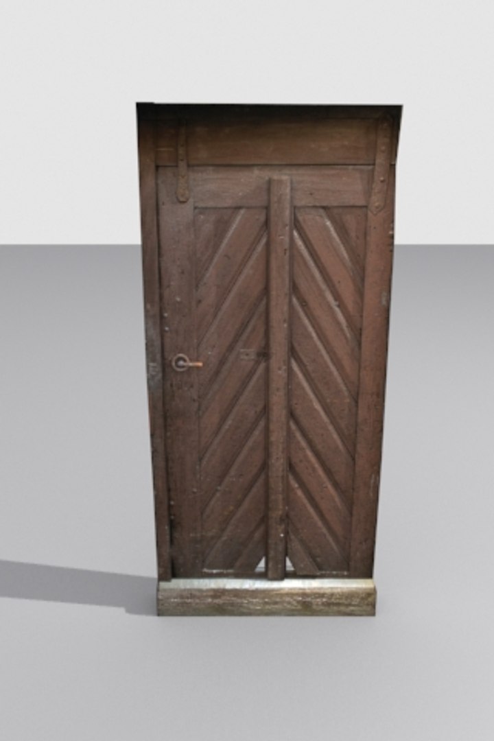 Door Decorate 3d Obj