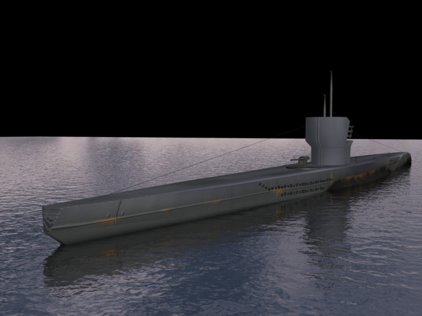 免费U-Boat VII-C3D模型 - TurboSquid 244649