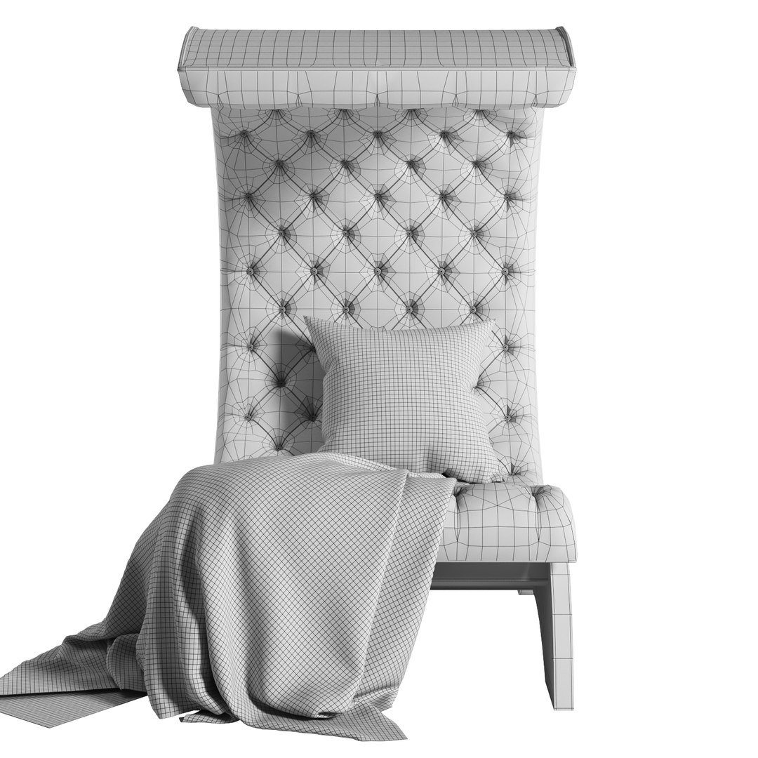 Moon Chair 3D Model - TurboSquid 1536030