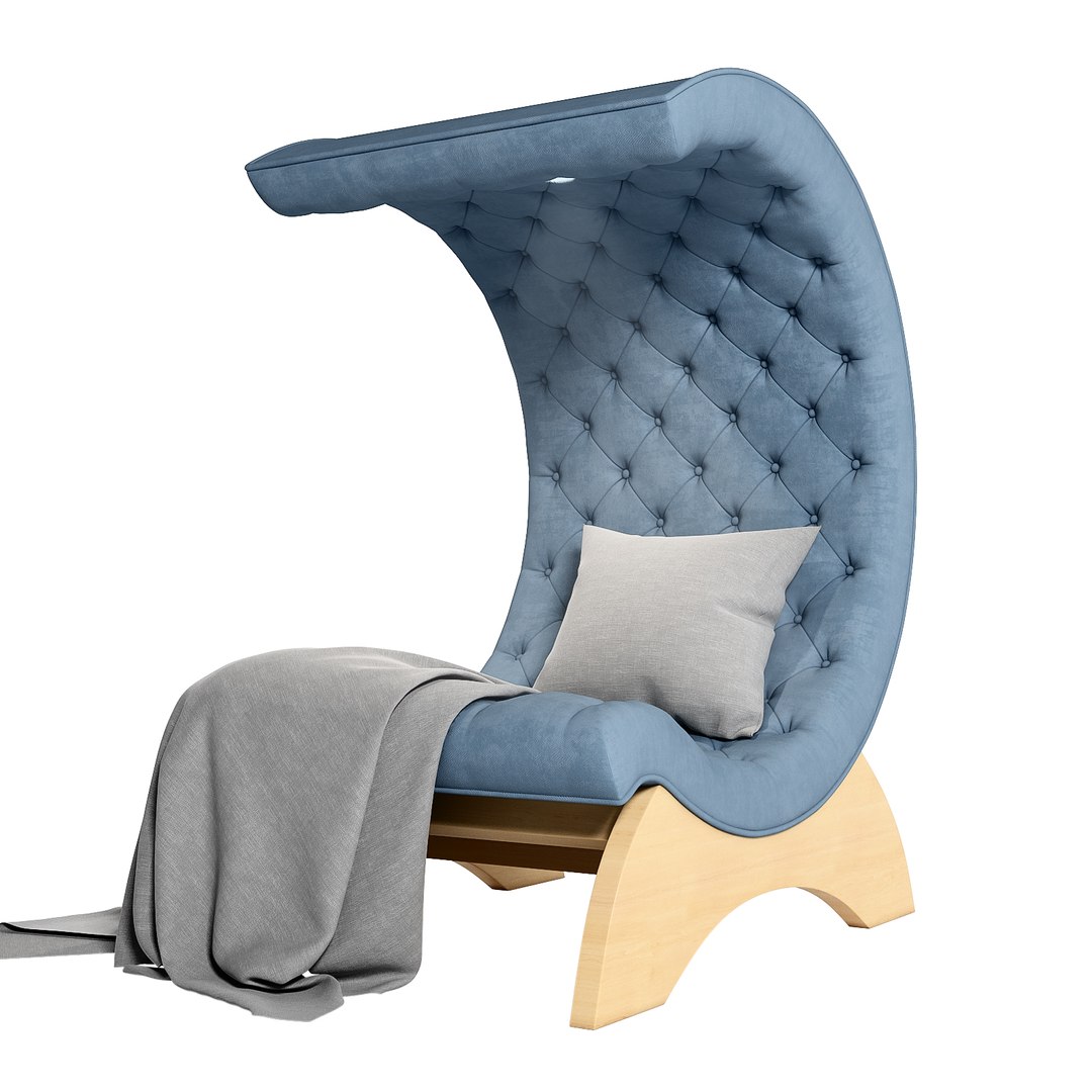 Moon Chair 3D Model - TurboSquid 1536030