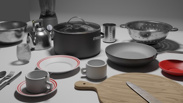 3D kitchen tool set pack - TurboSquid 1760988