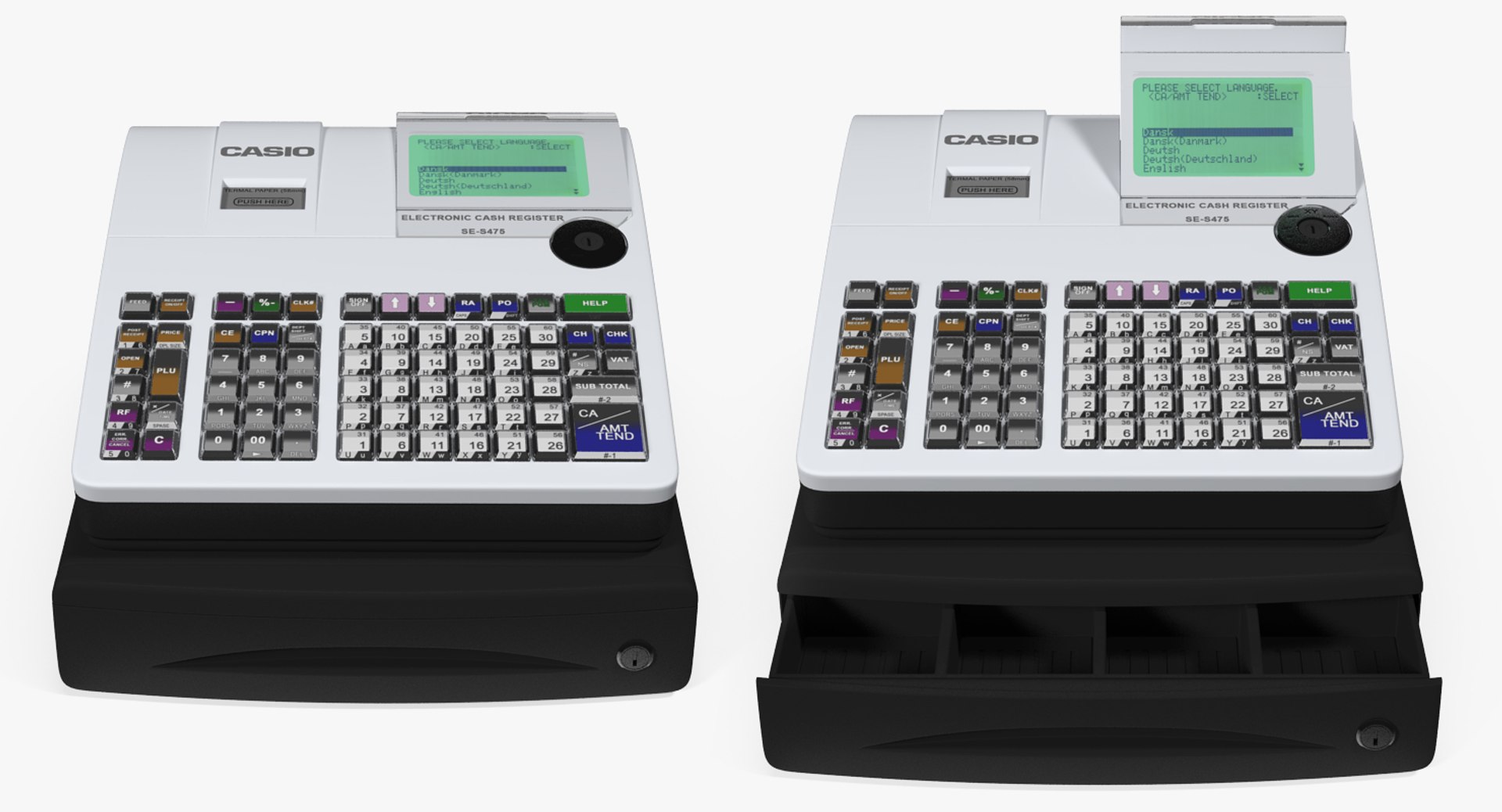 Cash Register Casio 3D - TurboSquid 1208170