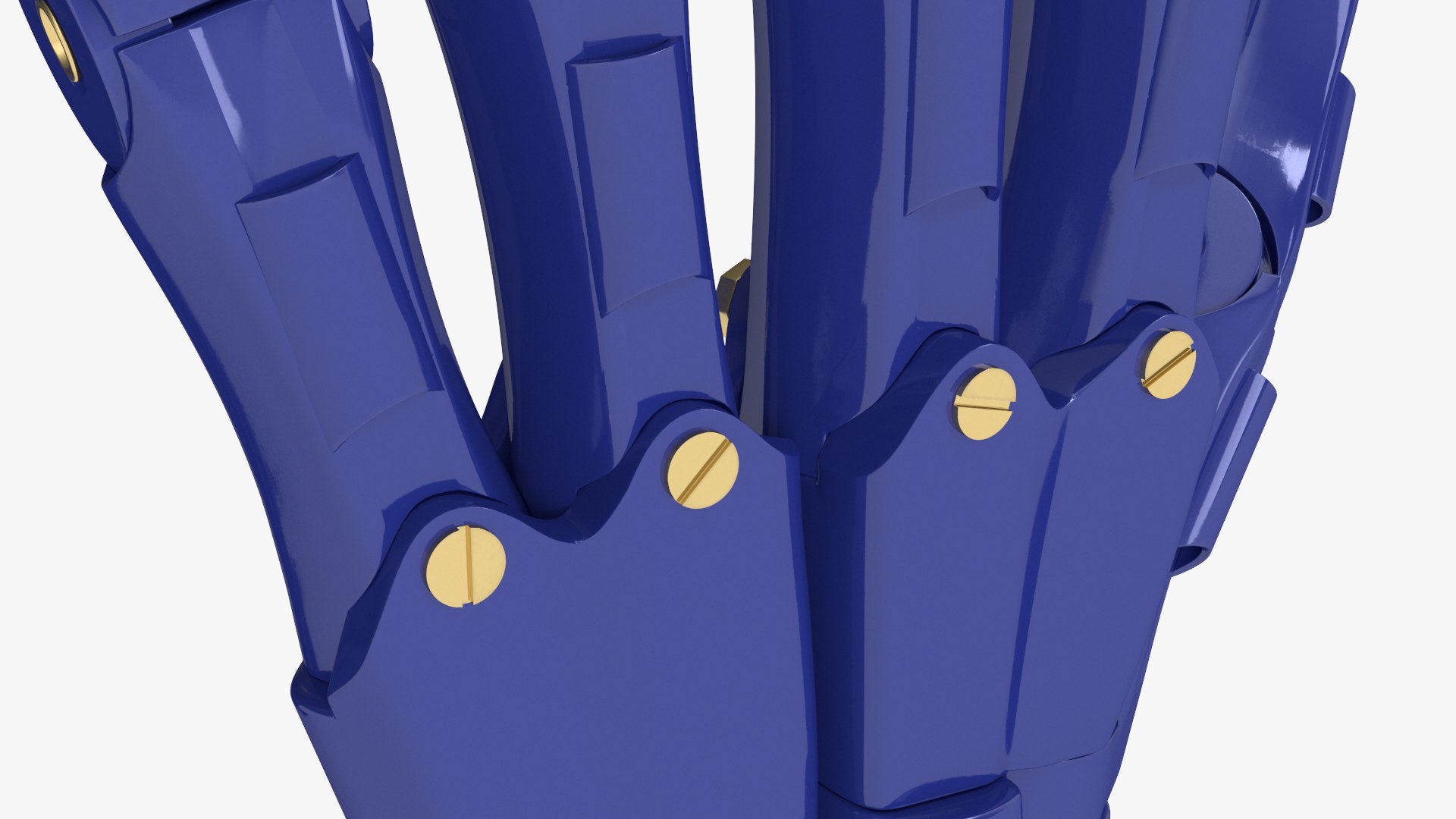 3D Robotic Arm Blue Rigged For Maya - TurboSquid 2250556