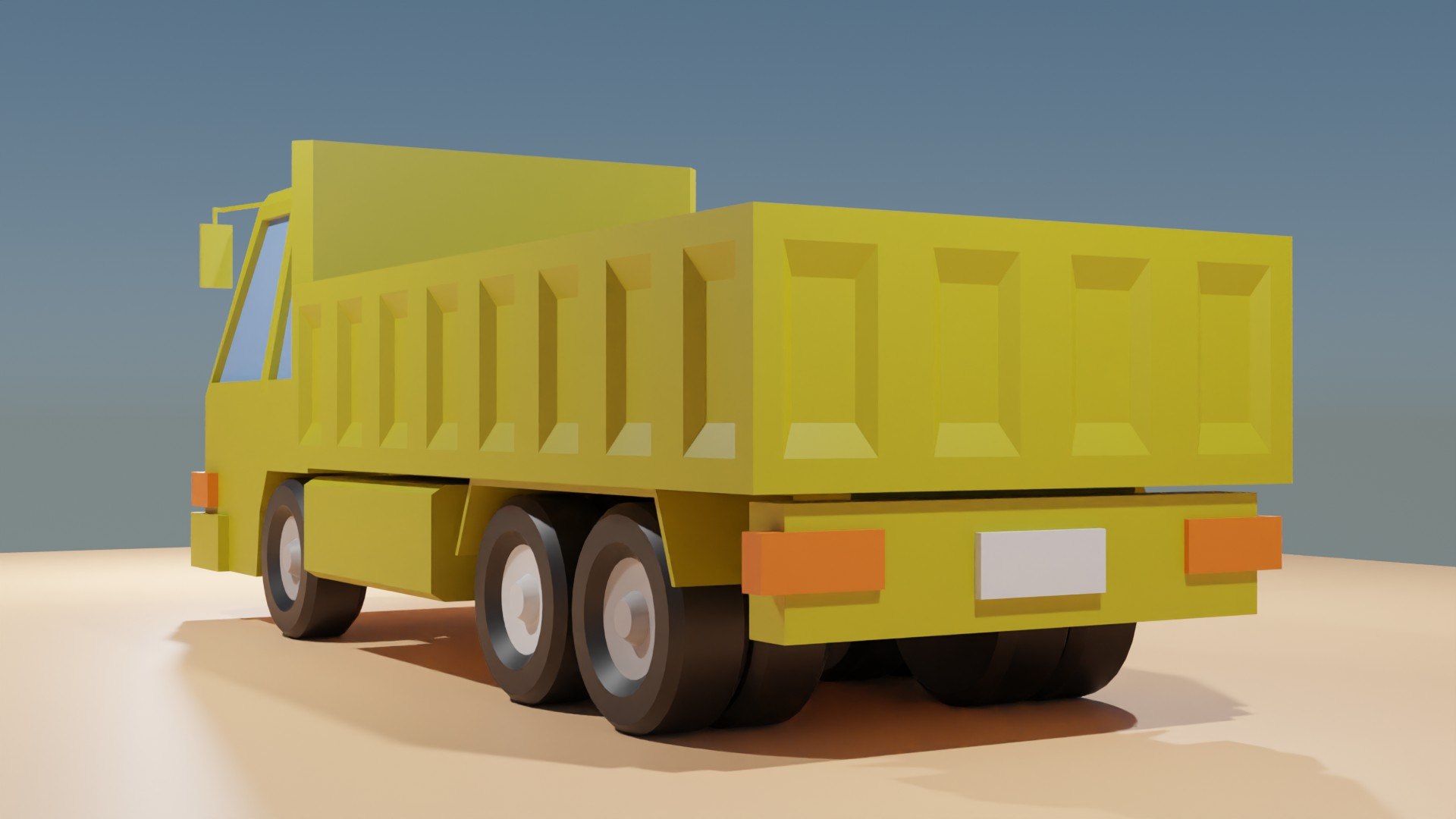 Low Poly Truck 02 3D - TurboSquid 2230050