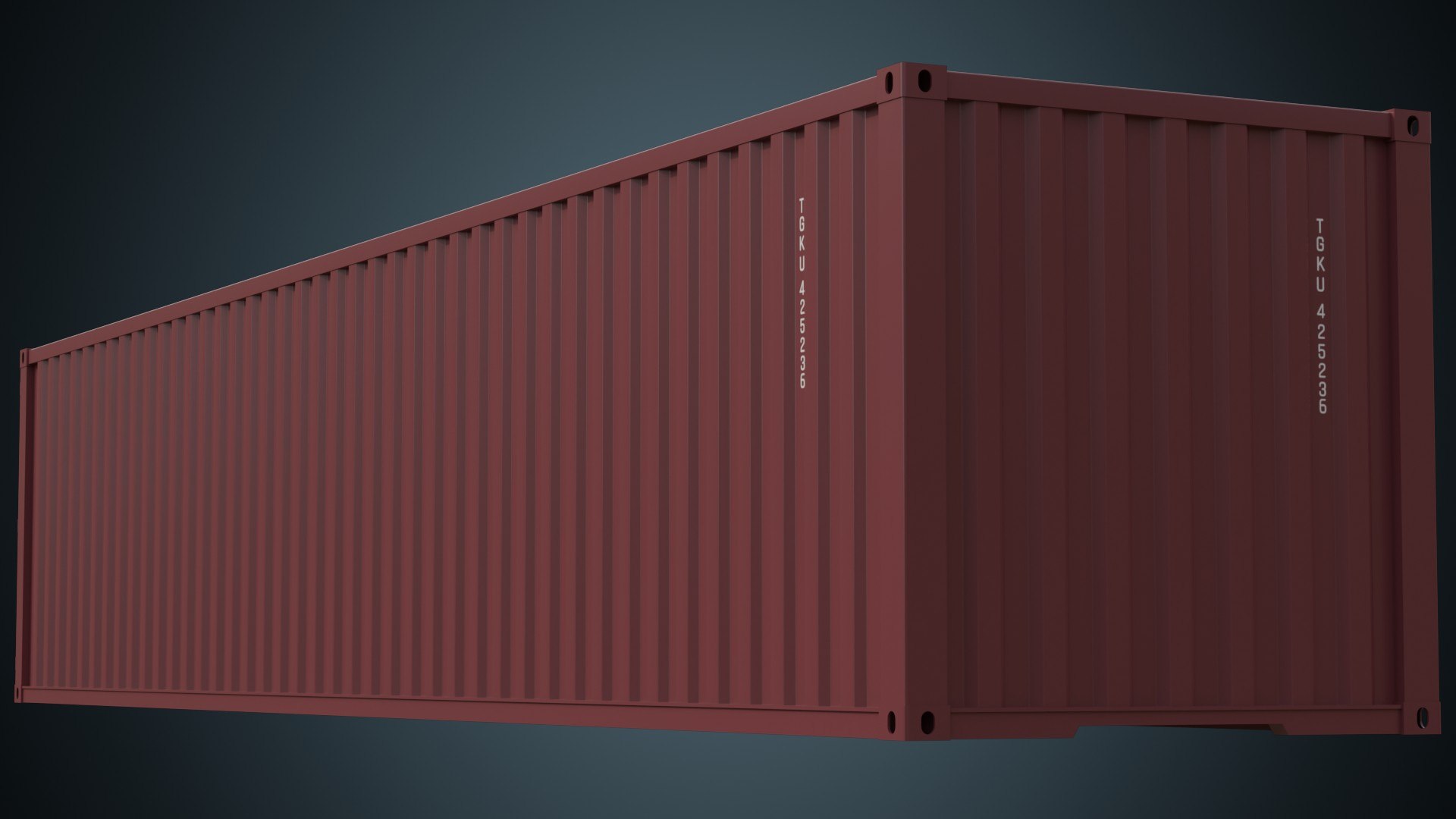 3D Cargo Container 3A - TurboSquid 1734999