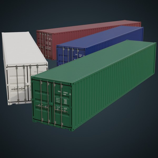 3D Cargo Container 3A - TurboSquid 1734999